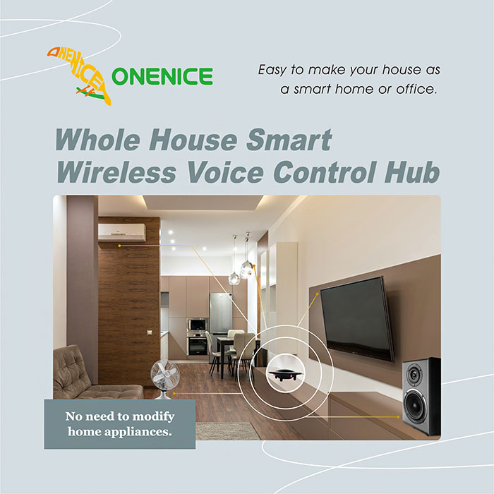 Hub de Control de Voz Inalámbrico Inteligente para Cualquier ...